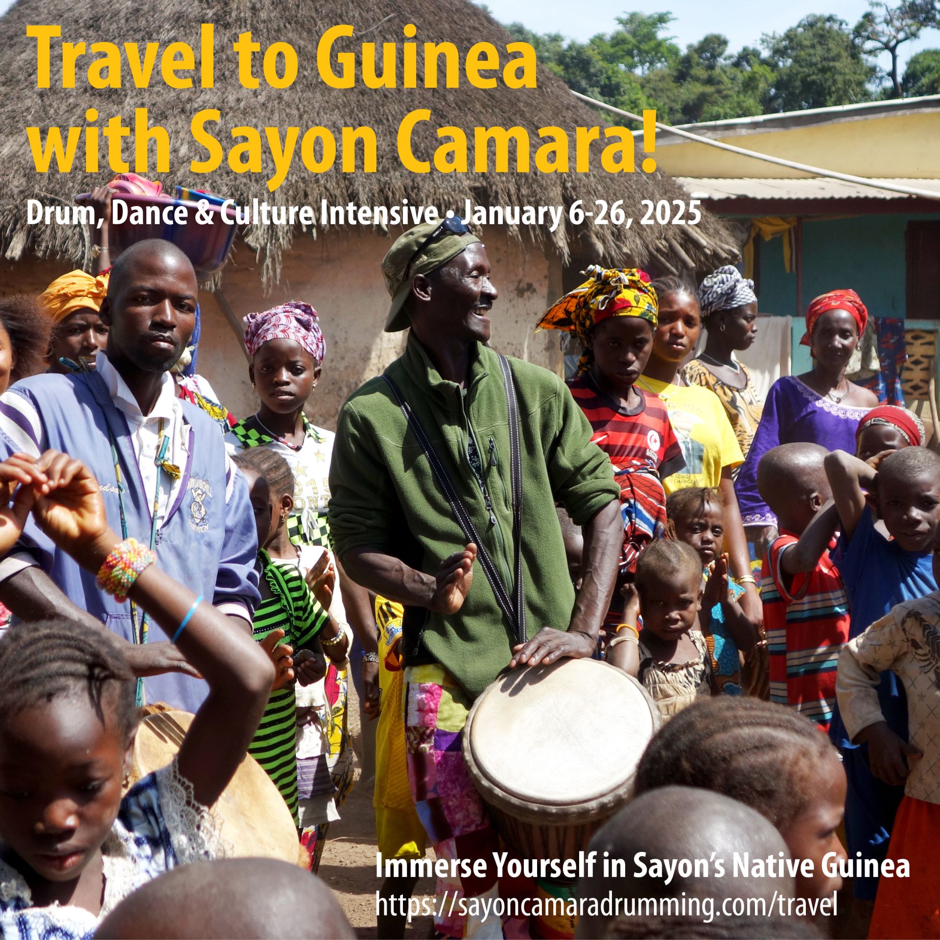 Sayon Camara Drumming - Home